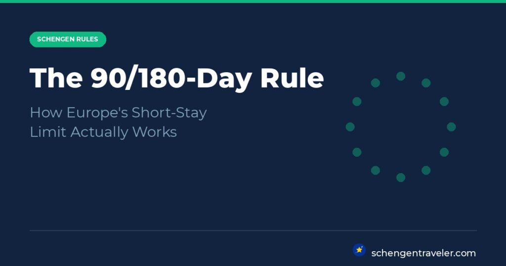 Schengen 90/180-Day Rule 2026 | How It Really Works